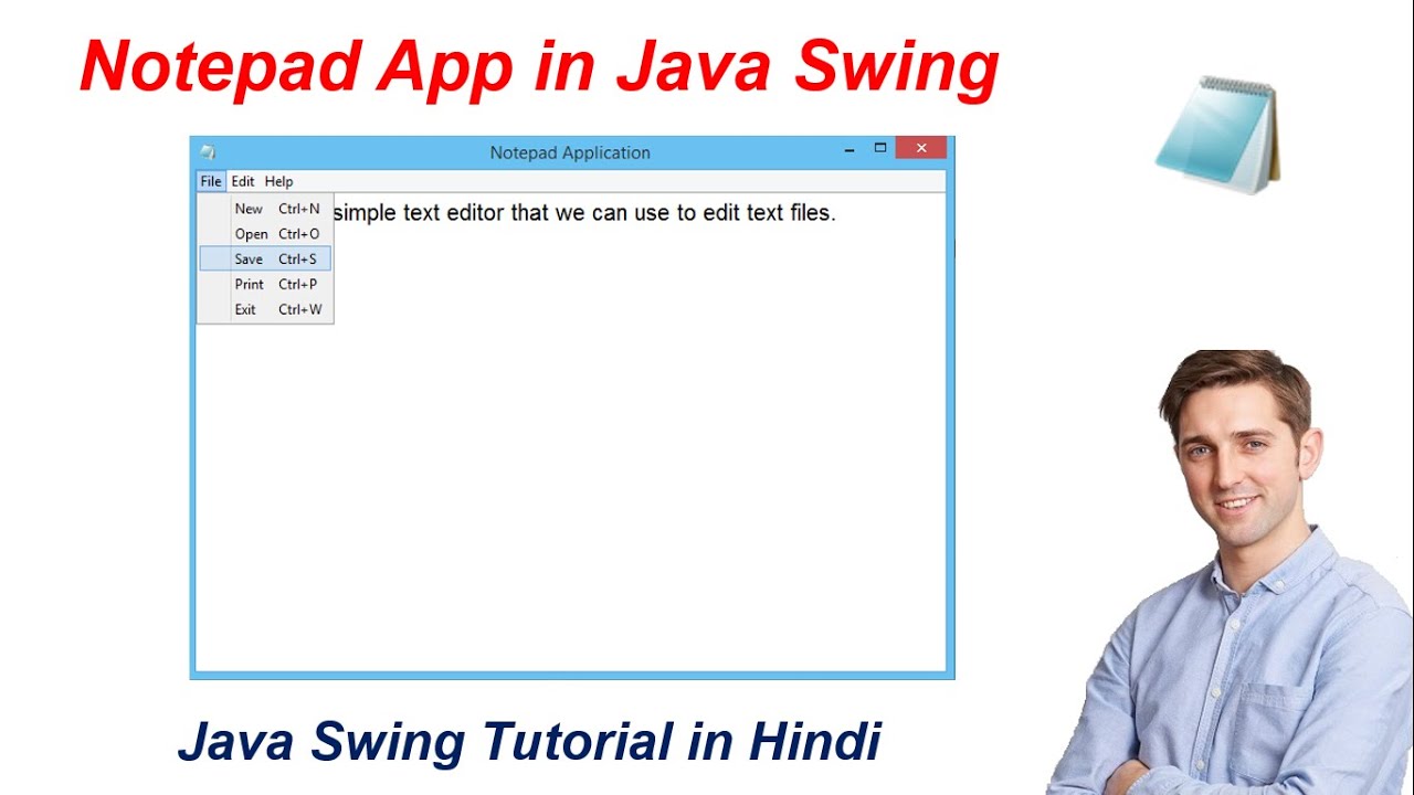 Notepad With Java At Bobby Mosca Blog