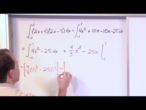 Lesson 7 Integrating Polynomials Part 3 Calculus 1 Calc 1