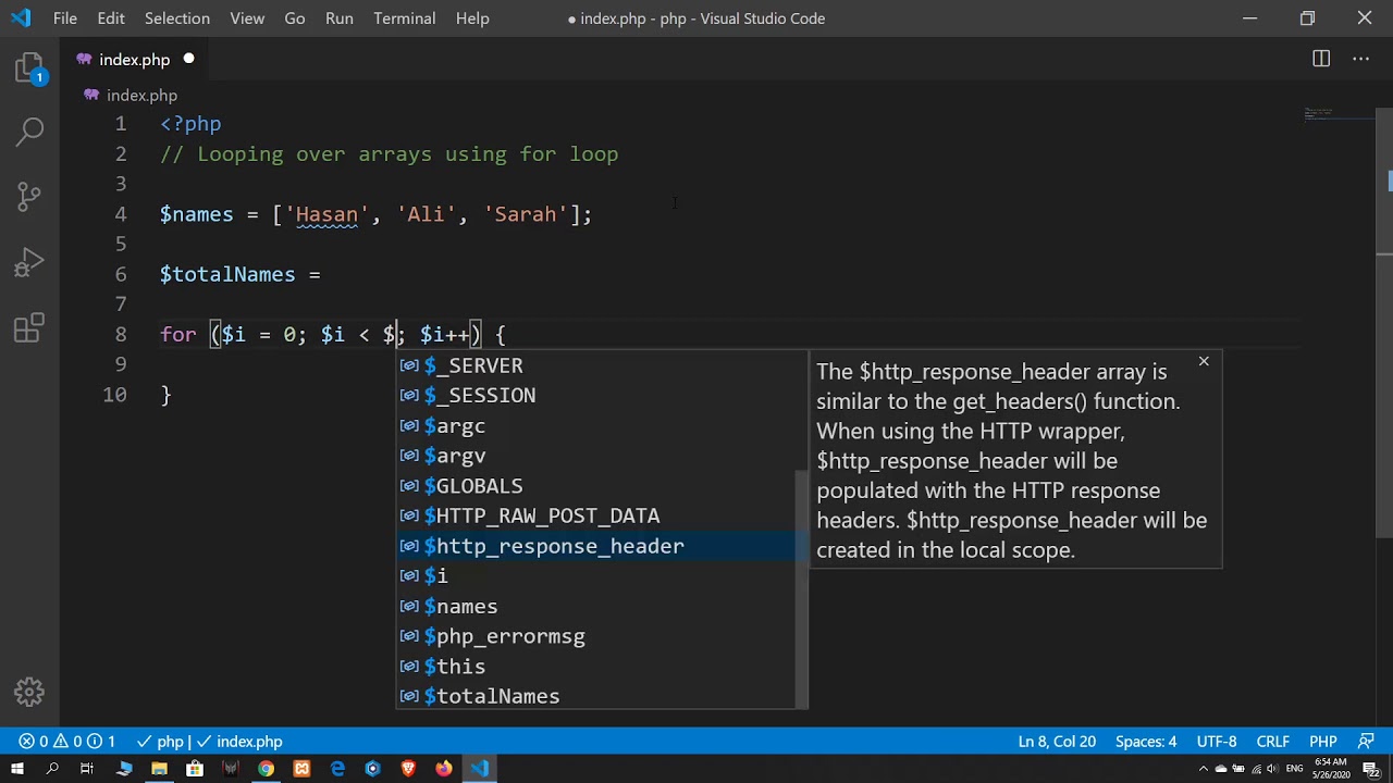 Create Array With For Loop In Php Armygulu
