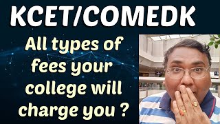 Kcet Fees Structure 2024 Engineering Kcet Fee Structure Comedk Fees ...