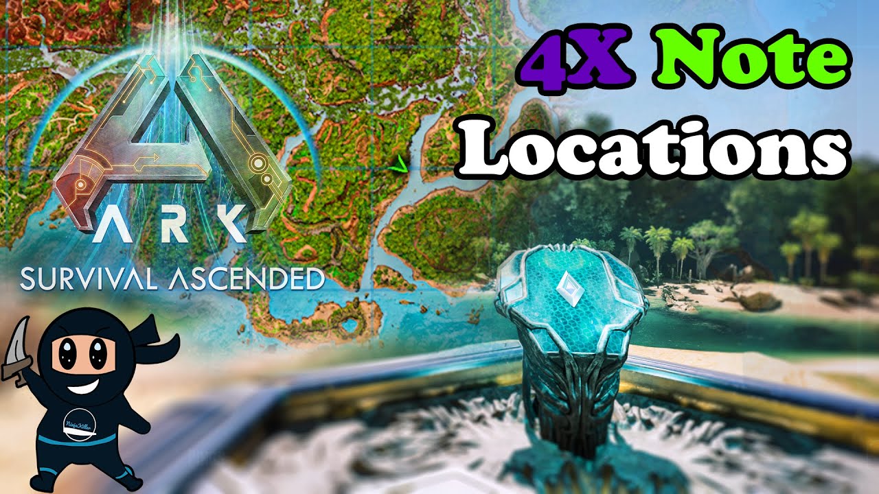 Asa All 4x Explorer Note Locations Island In Ark Survival Ascended