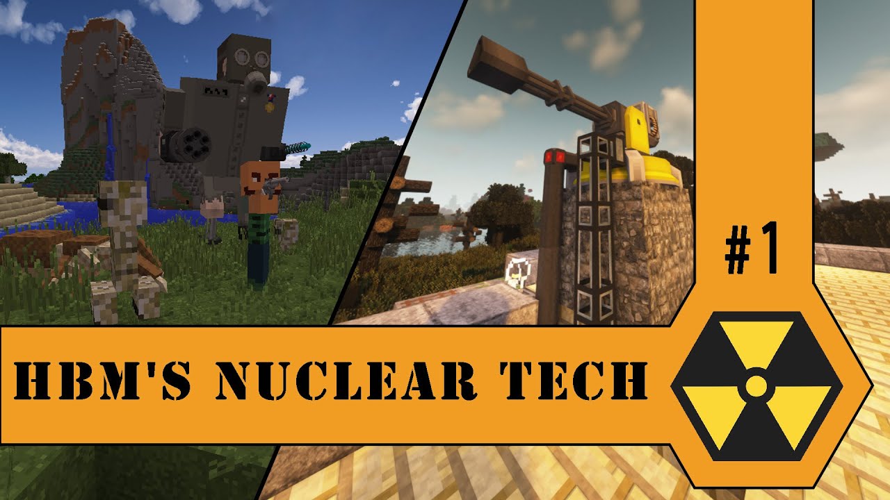 обзор мода Hbm S Nuclear Tech часть 1 введение Minecraft 1 7 10