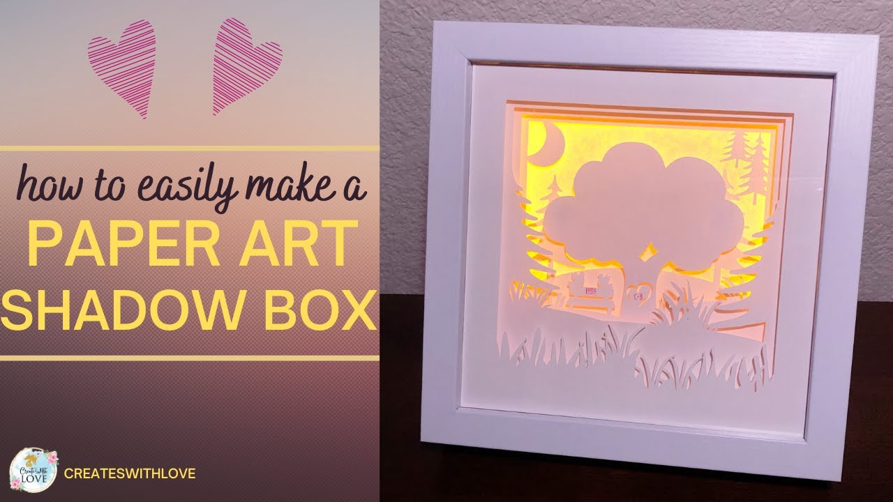 Shadow Box Layered Paper Art At Ava Lazarev Blog