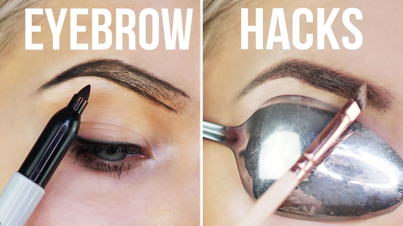 10 Weird Eyebrow Hacks Everyone Needs To Know Youtube