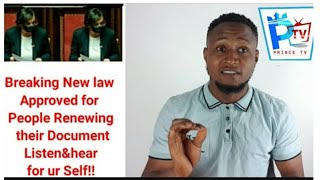 Breaking New Law Approved For People Renewing Their Document Listen ...