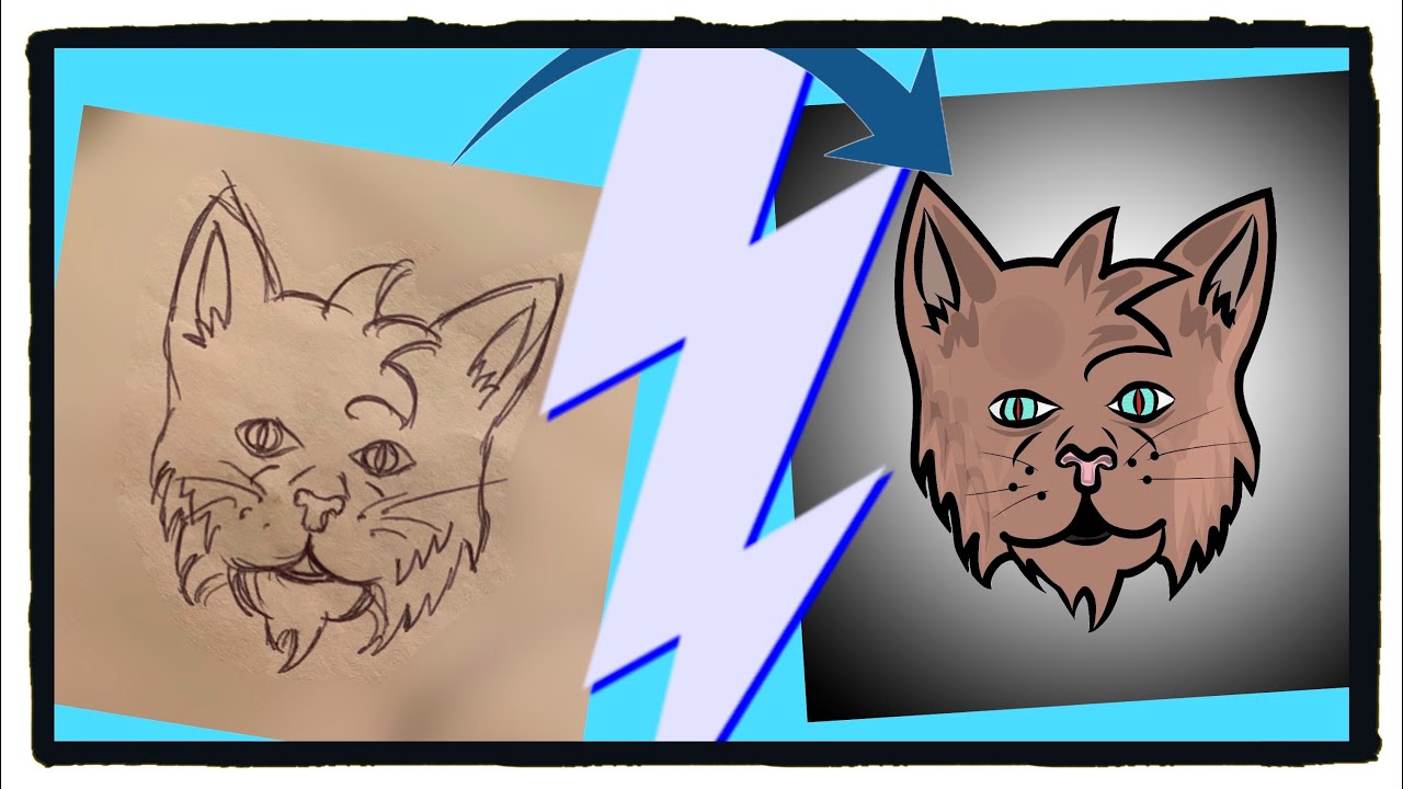 How To Recreate A Hand Drawn Sketch Digitally Using On Iphone New Youtube