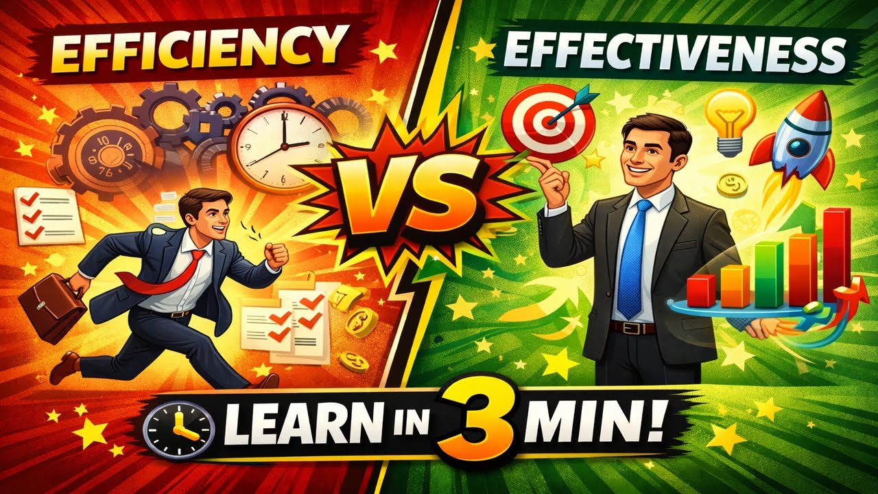 Efficiency Vs Effectiveness Youtube