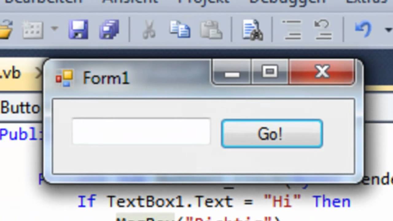 Visual Basic Grundlagen If Else 1 Youtube