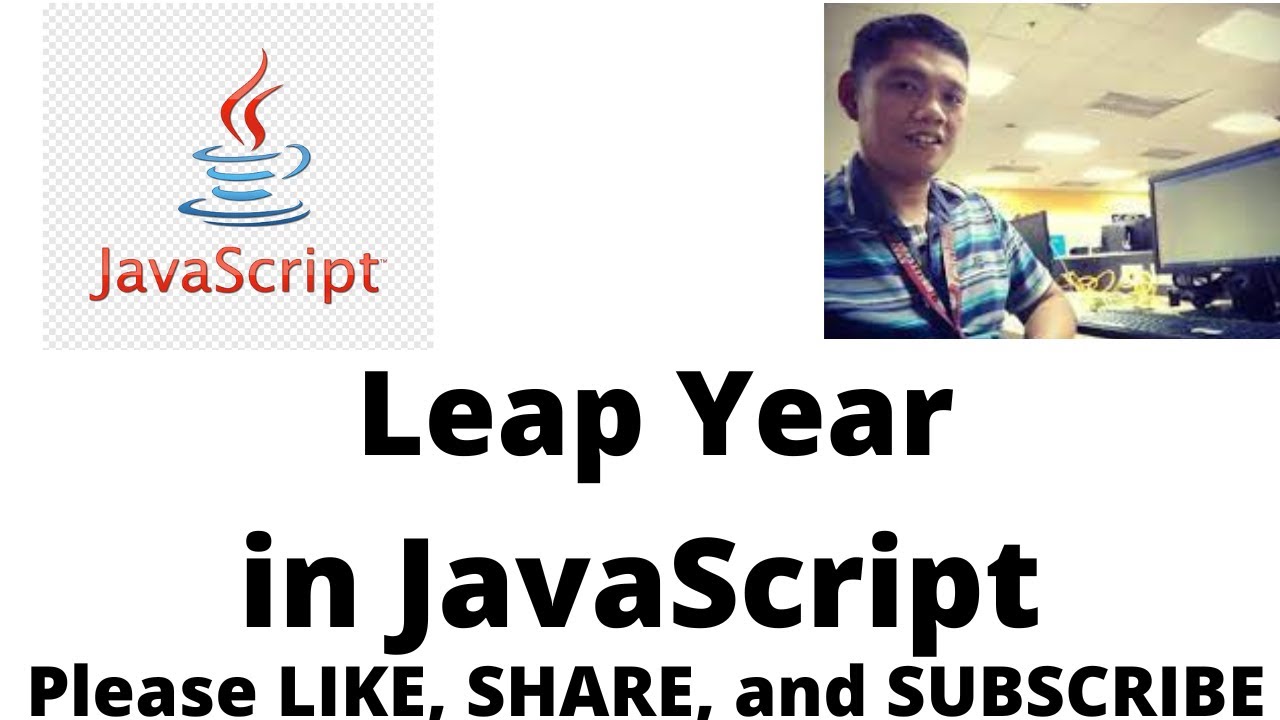 Leap Year In Javascript Youtube