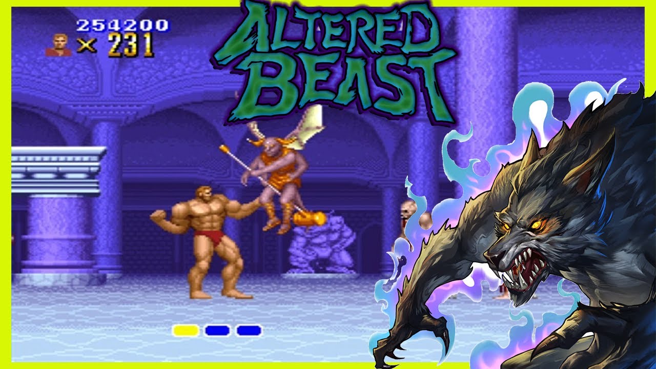 Altered Beast Arcade Gameplay Até Zerar Youtube
