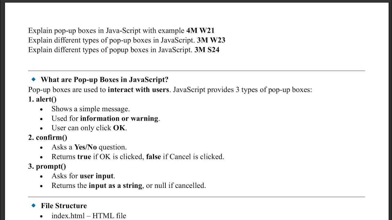 4 3 Pop Up Boxes In Javascript Wp Youtube