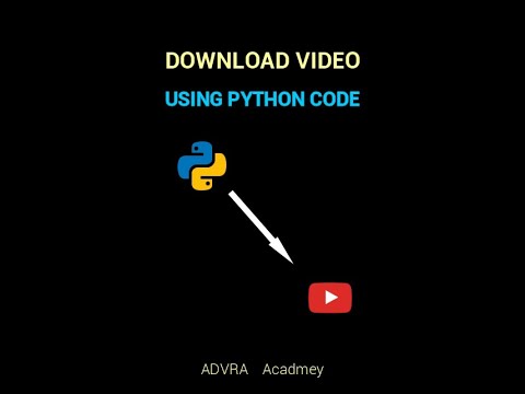 Download Youtube Video Using Python Code Python Community Youtube
