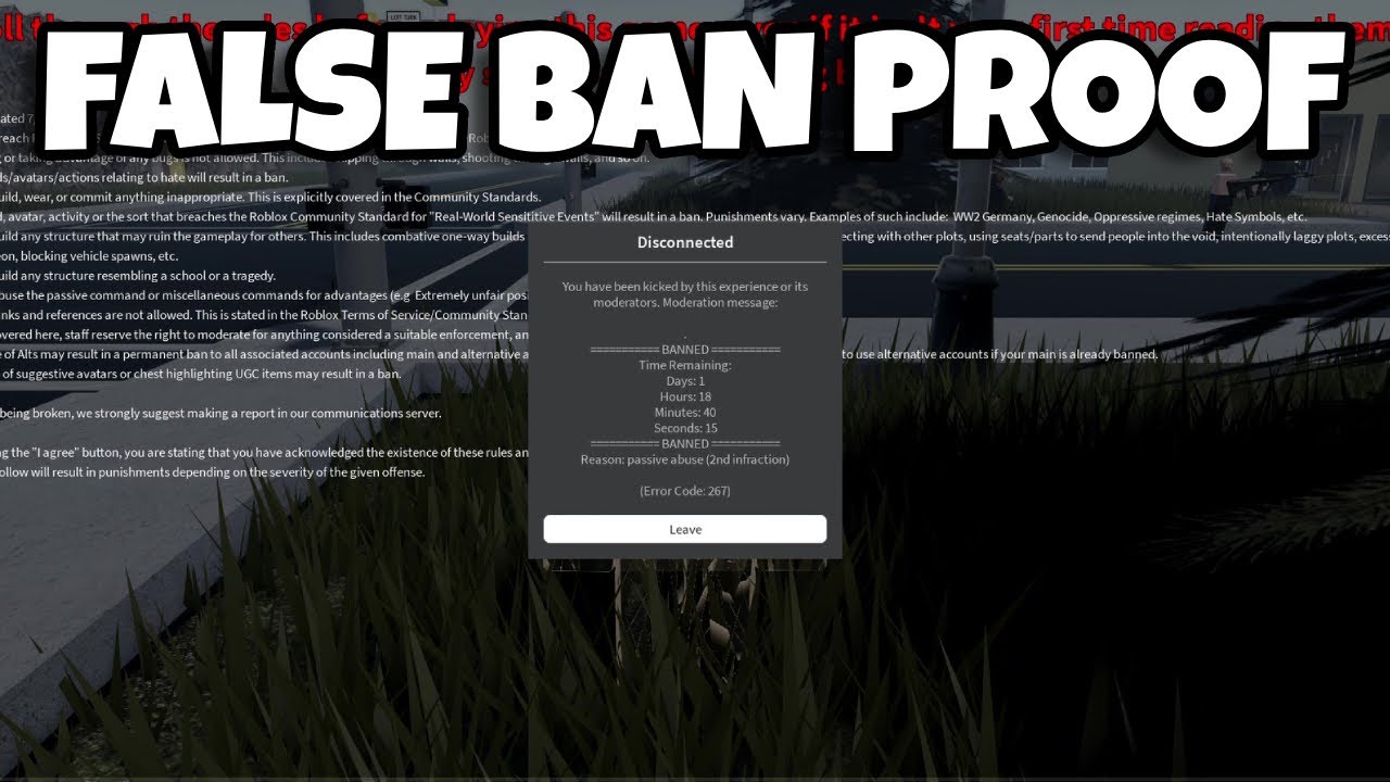 Proof Of False Ban Roblox Town Youtube