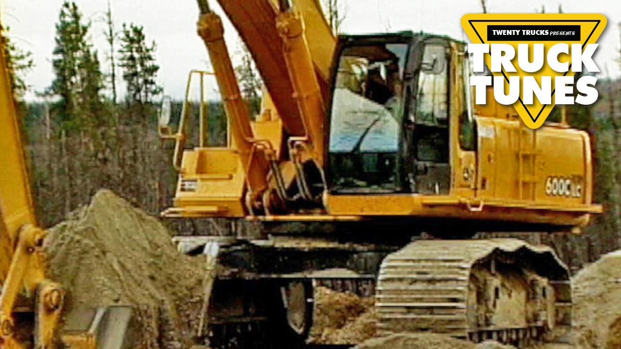 Excavator For Children Truck Tunes For Kids Twenty Trucks Channel
