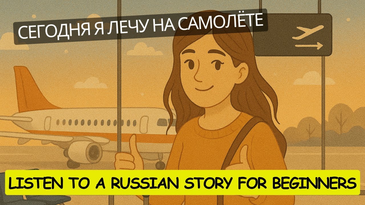 Russian Listening Practice I Have A Flight Today Slow Story