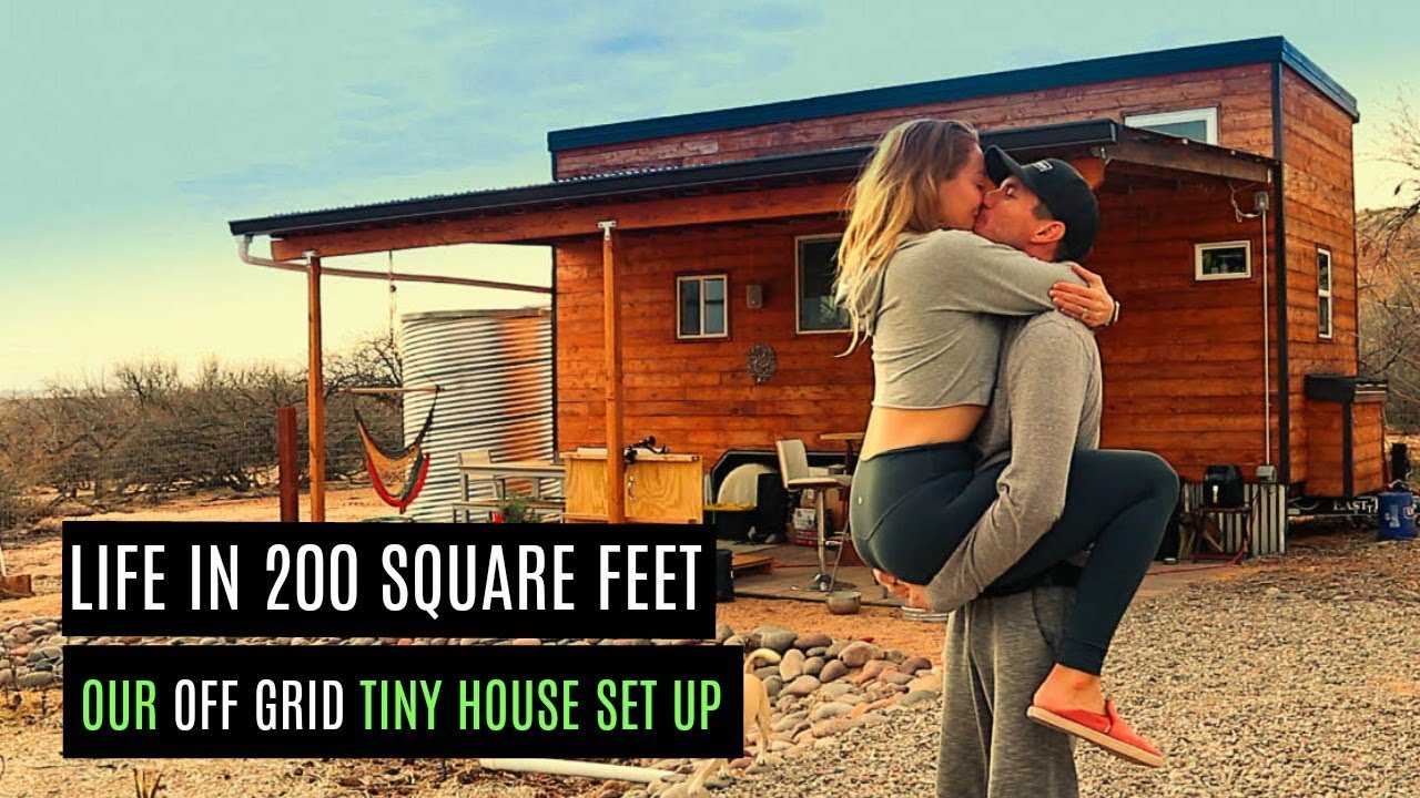 Living In An Off Grid Tiny House Youtube