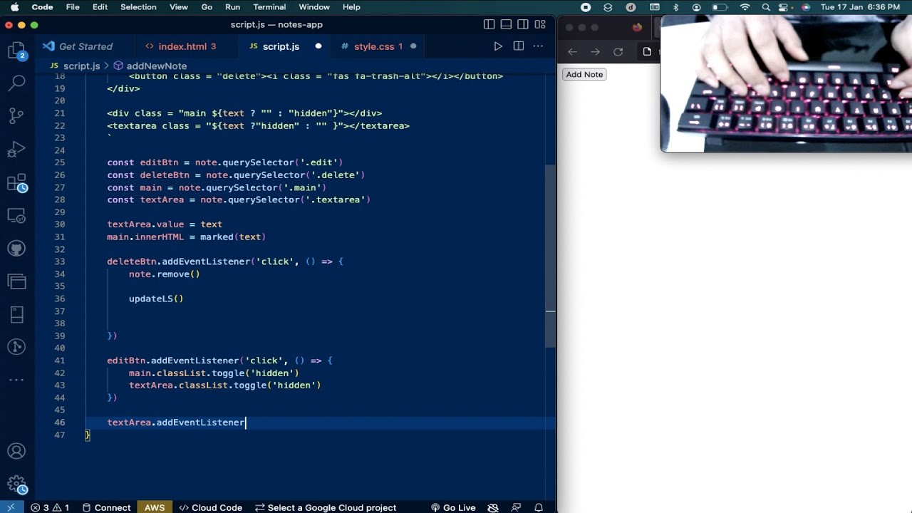 Notes App In Javascript A Step By Step Guide Youtube