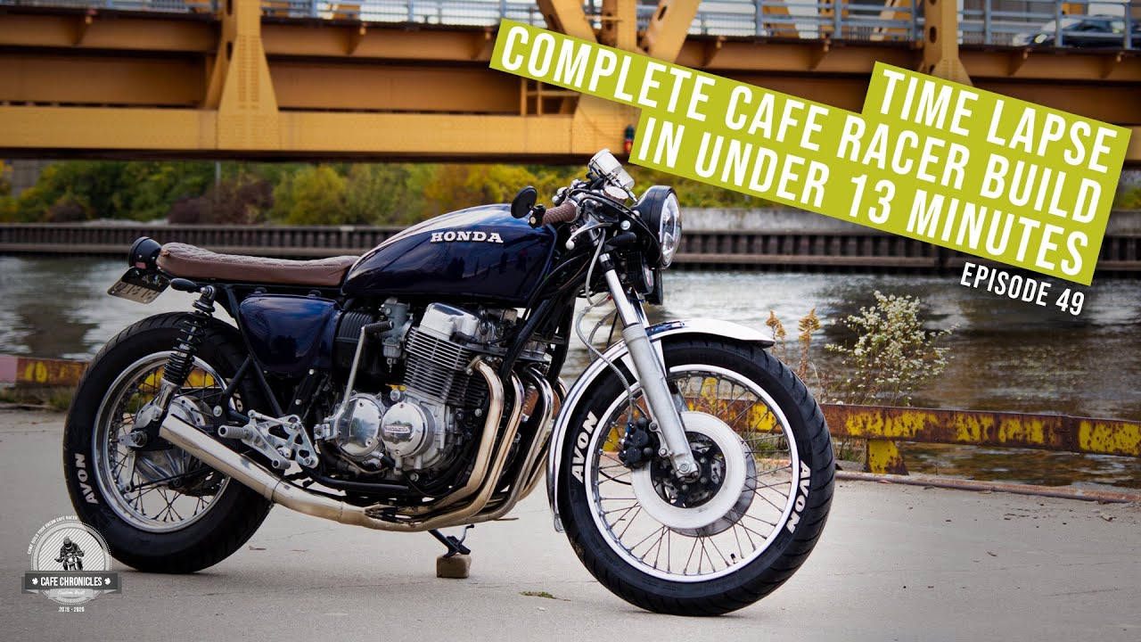Full Cafe Racer Build From Start To Finish Time Lapse Youtube