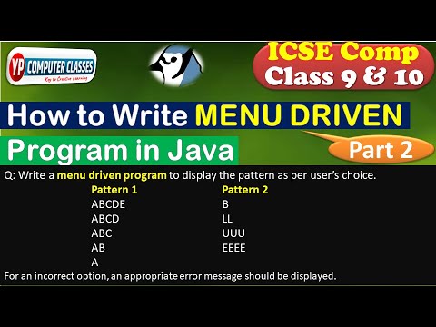 Lec 7 Menu Driven Program Java Switch Program In Java For