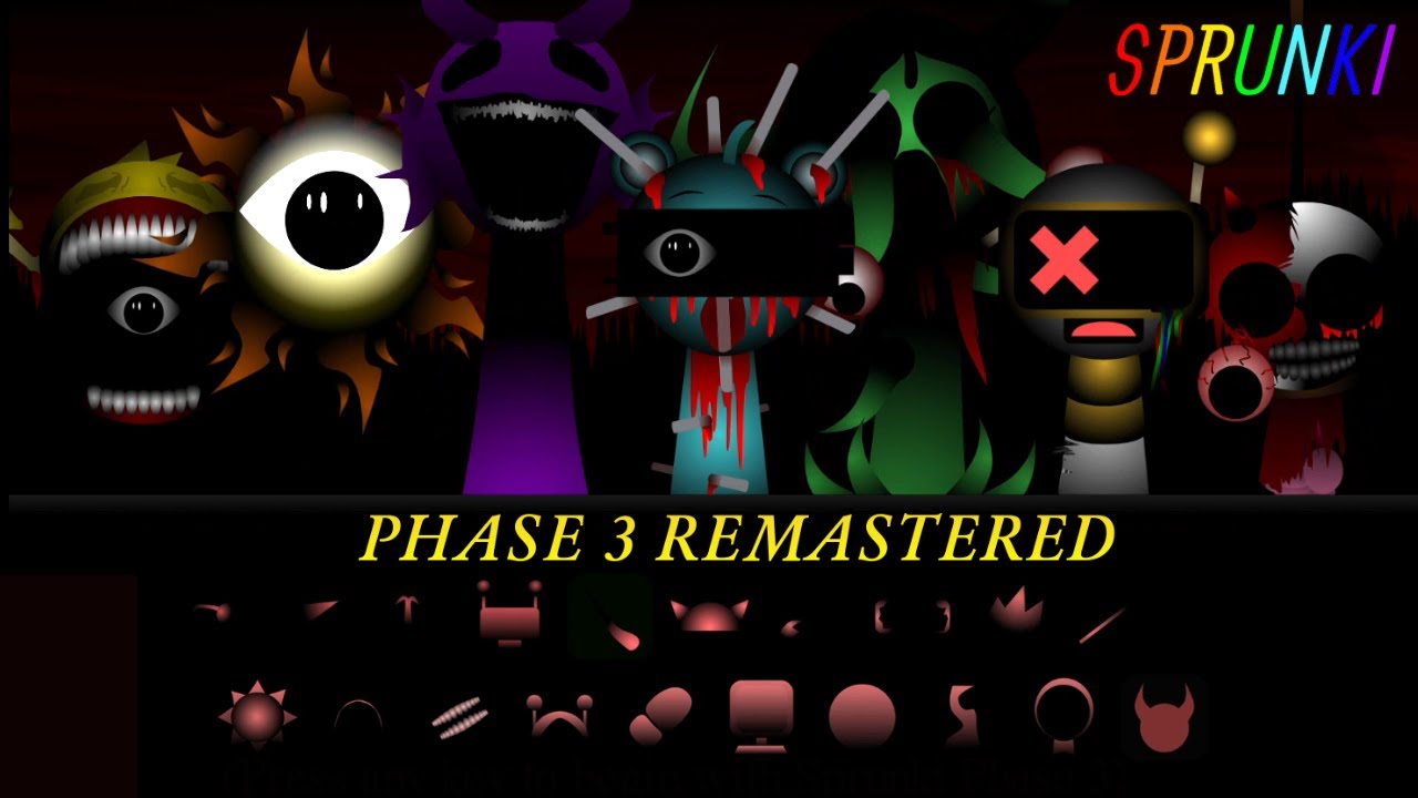 Incredibox Sprunki Phase 3 But Remastered Horror Mod Gameplay