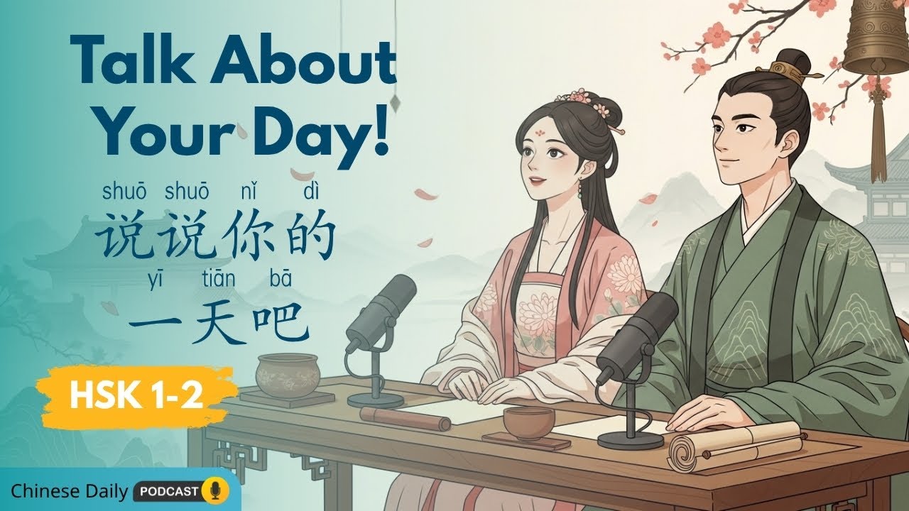 Hsk 1 2 我的 天 My Daily Routine Learn Everyday Chinese Through Real