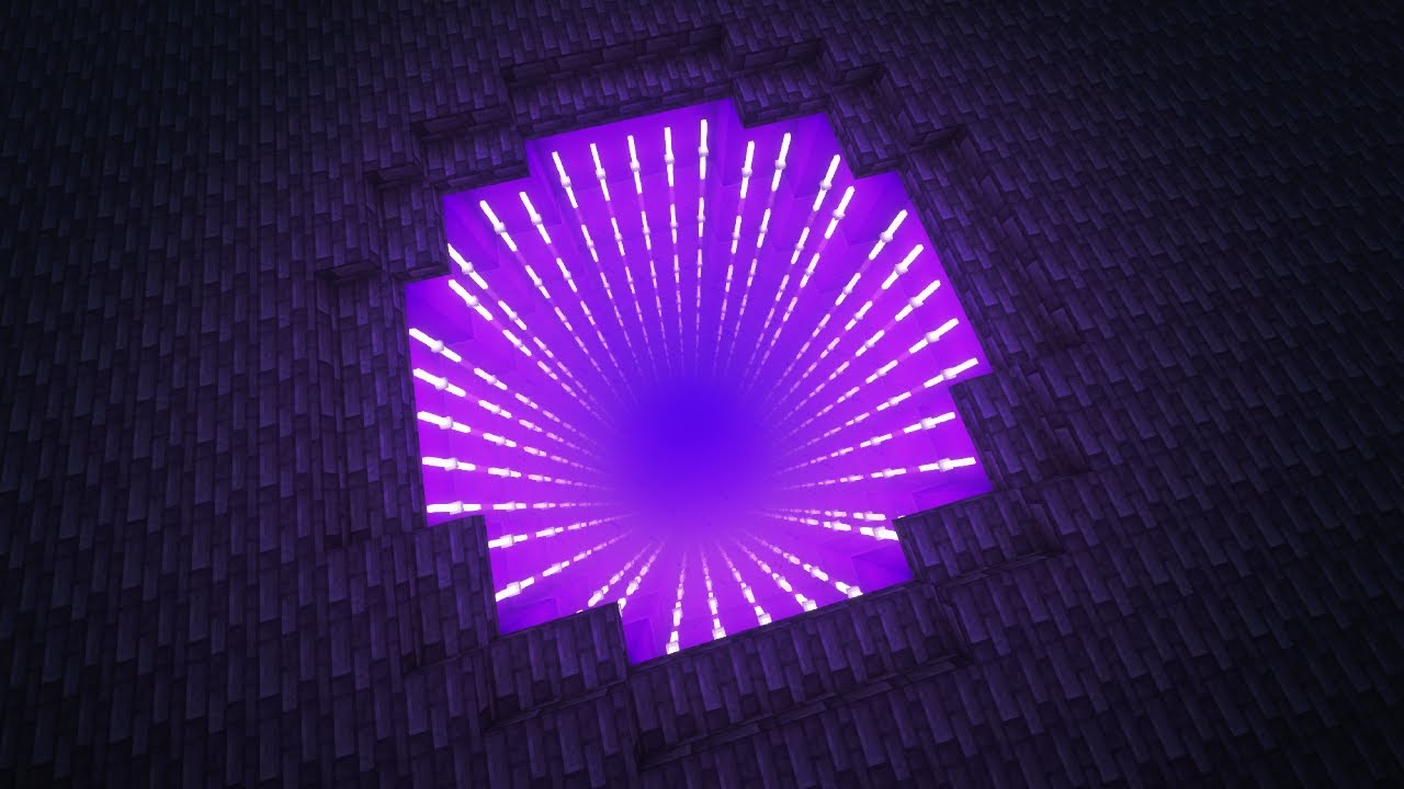 Minecraft How To Build An Infinity Hole Floor Tutorial Youtube