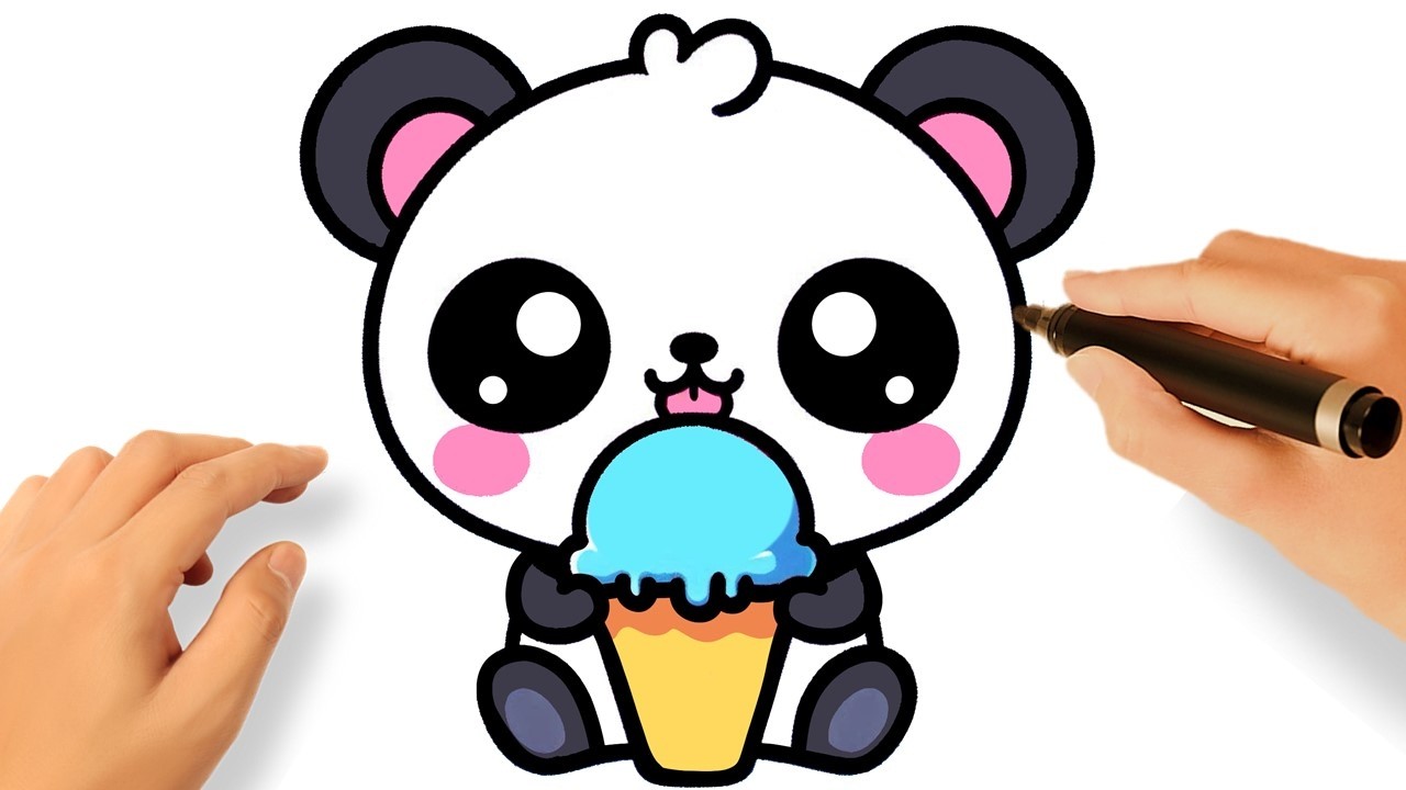 Cг Mo Dibujar Un Panda Kawaii Facil рџђјрџ Youtube