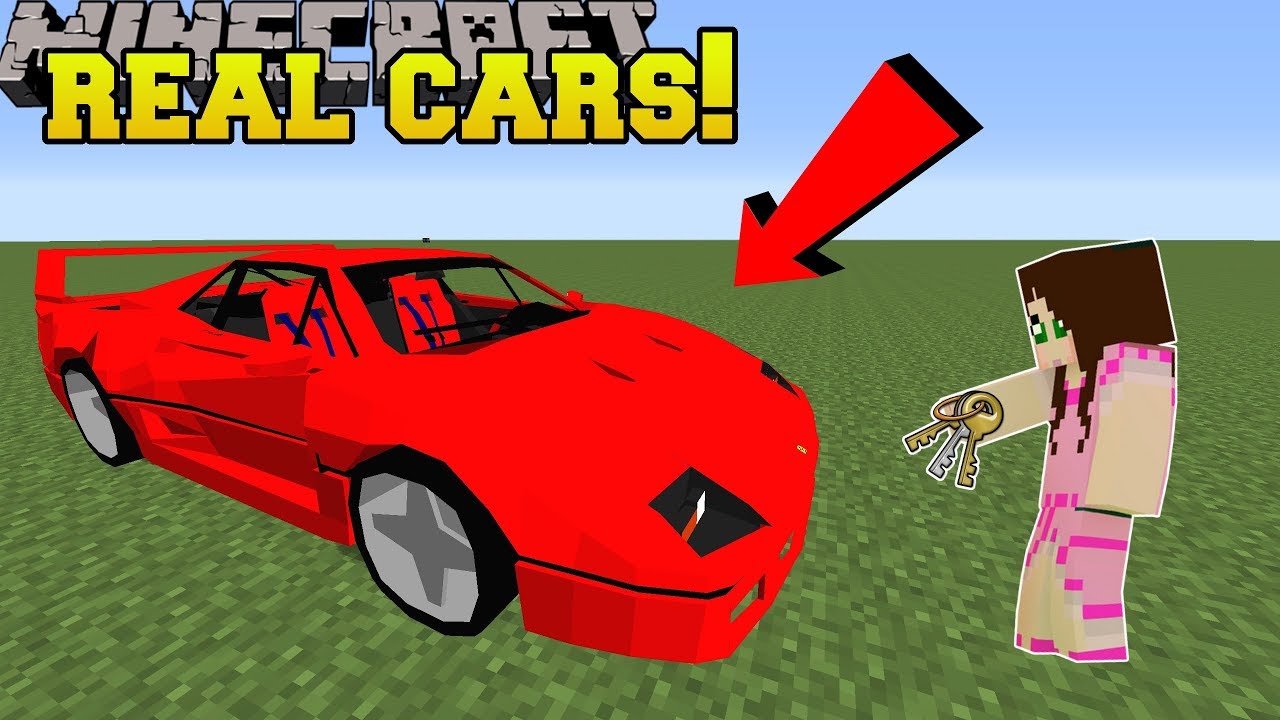 Minecraft Realistic Cars Lambo Porsche Ferrari More Mod