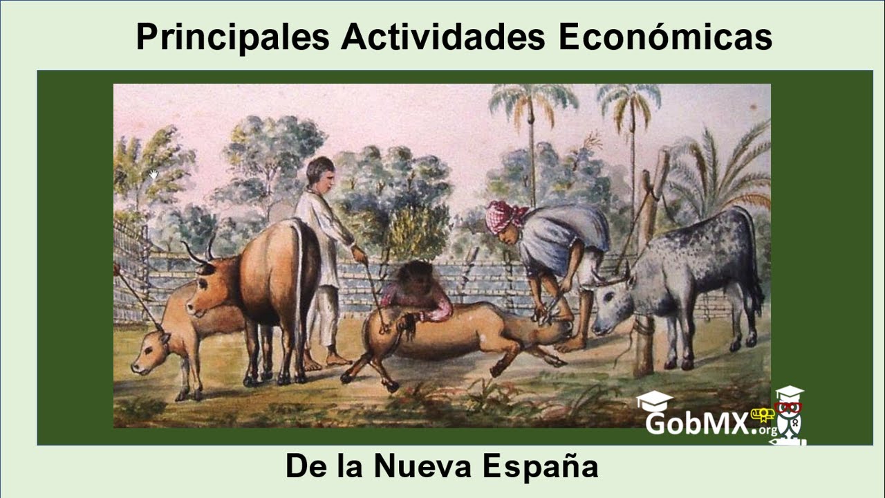 Principales Actividades Económicas En La Nueva España Minería