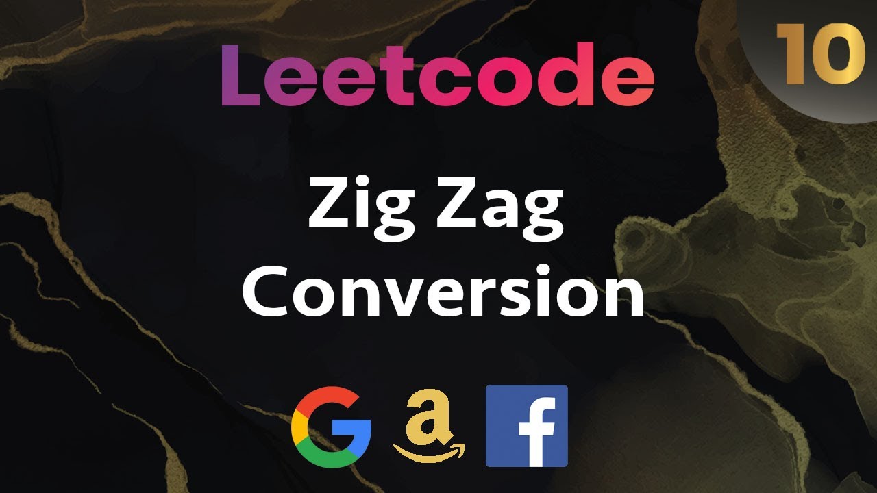 Leetcode Part 10 Zigzag Conversion Youtube