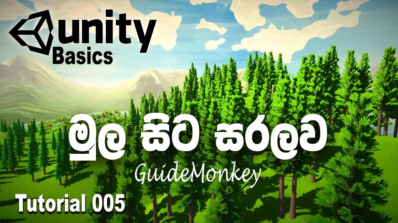 Unity Basics In Sinhala Ep005 Youtube