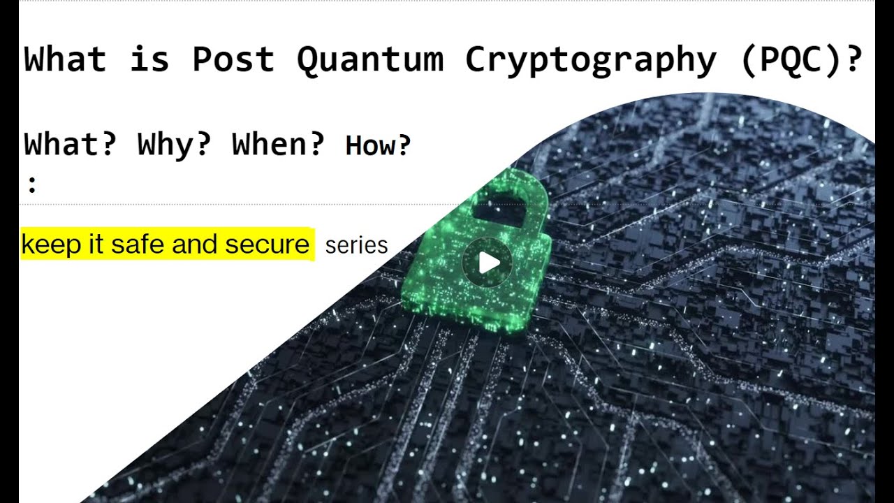 Post Quantum Cryptography Pqc Introduction Youtube