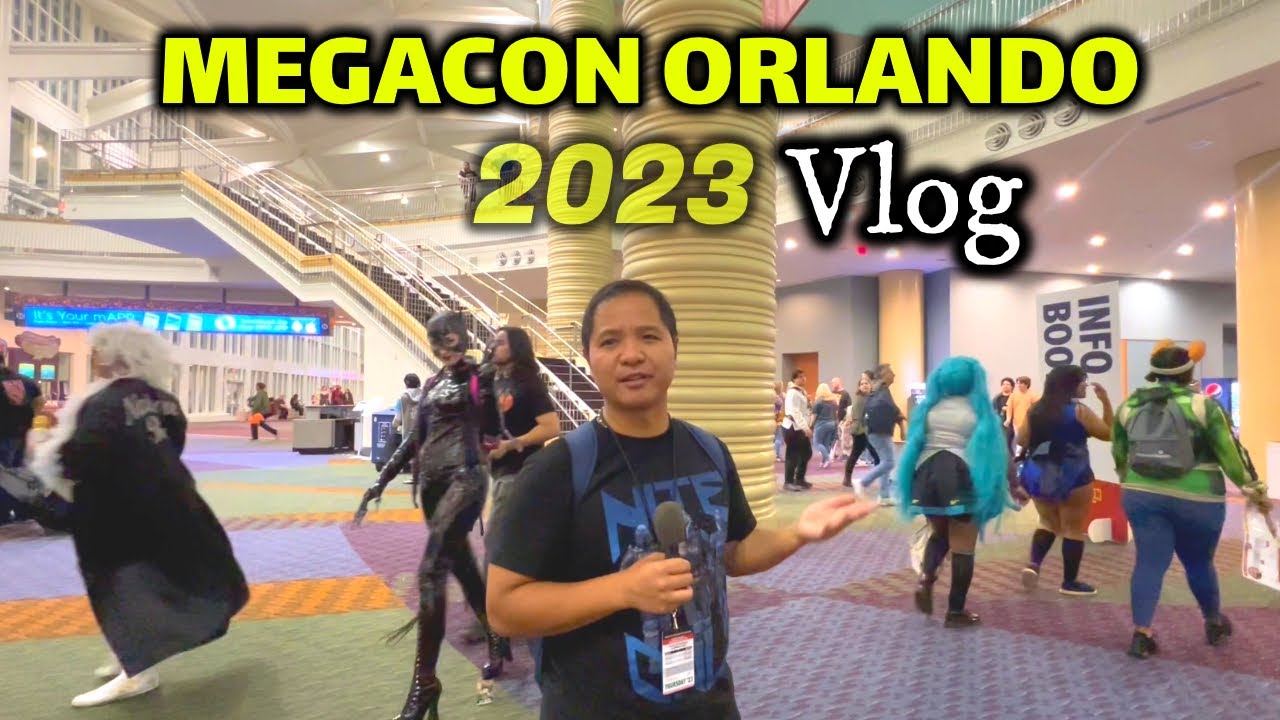 Megacon Orlando 2023 Vlog Youtube