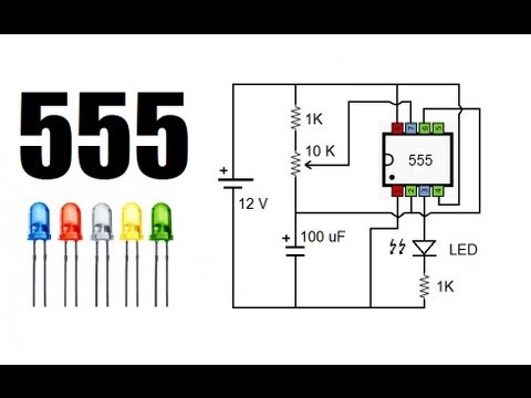 Led Intermitente Con 555 Muy Sencillo Youtube