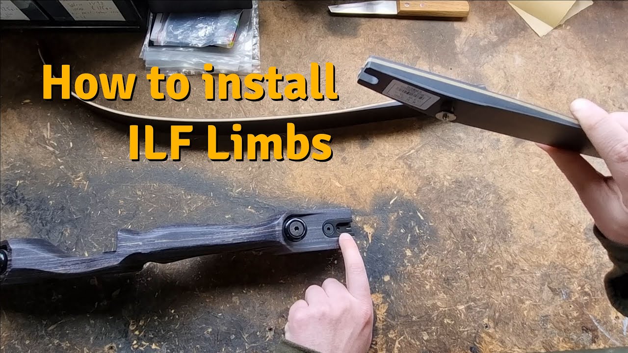 How To Install Ilf Limbs On A Bow Youtube