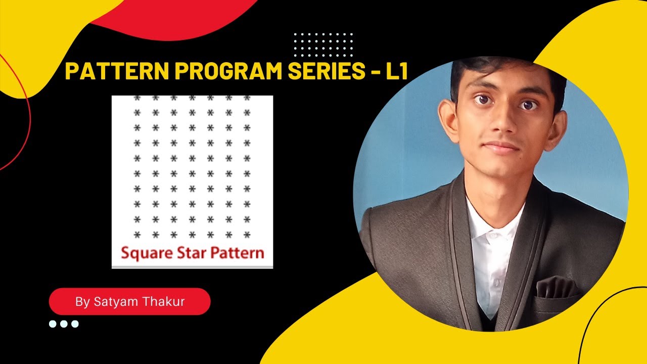 Square Star Pattern Pattern Program Series L 1 Java Youtube