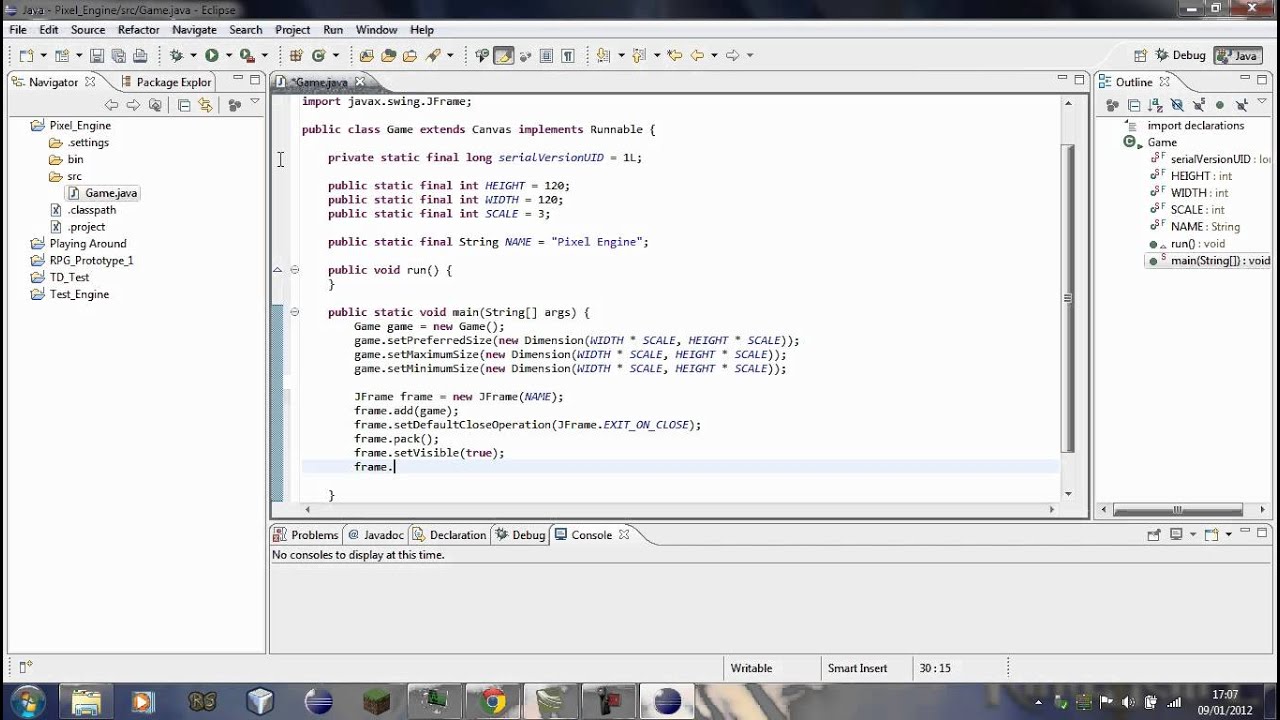 Making A Java Rpg Part 1 Pixels Youtube