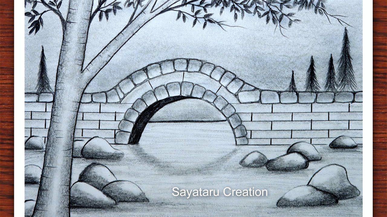 Nature Pictures Pencil Sketch Drawing Infoupdate Org