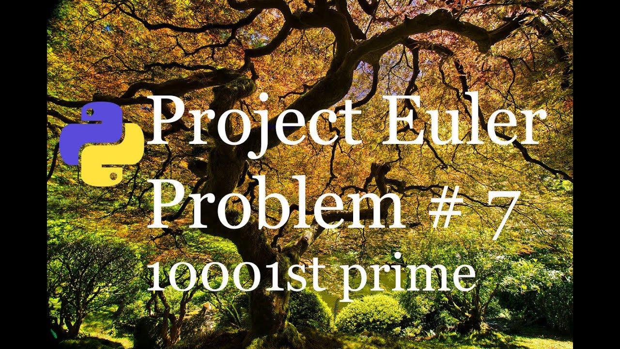Project Euler Problem 7 Solutions Youtube
