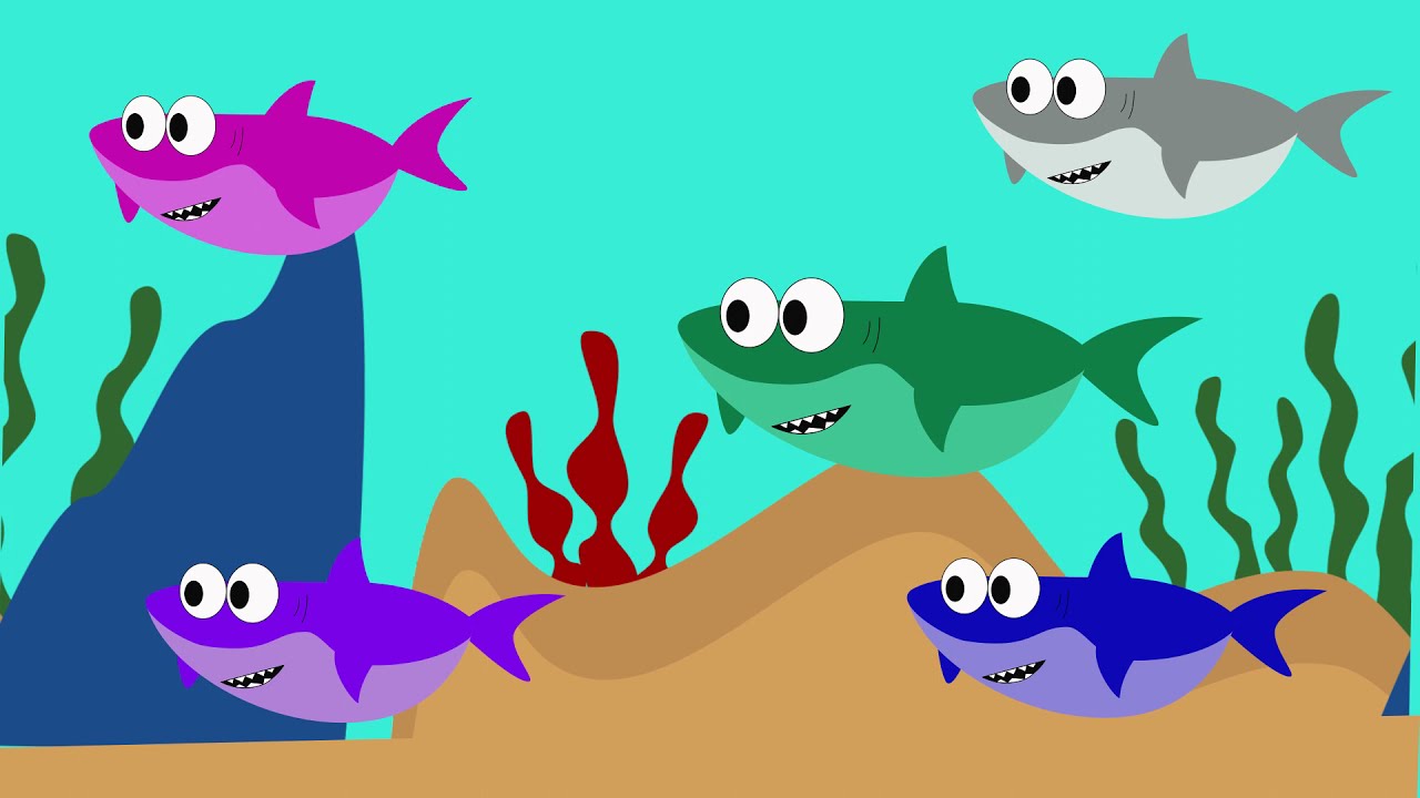 развивающие и обучающие мультики акуленок моя семья Baby Shark