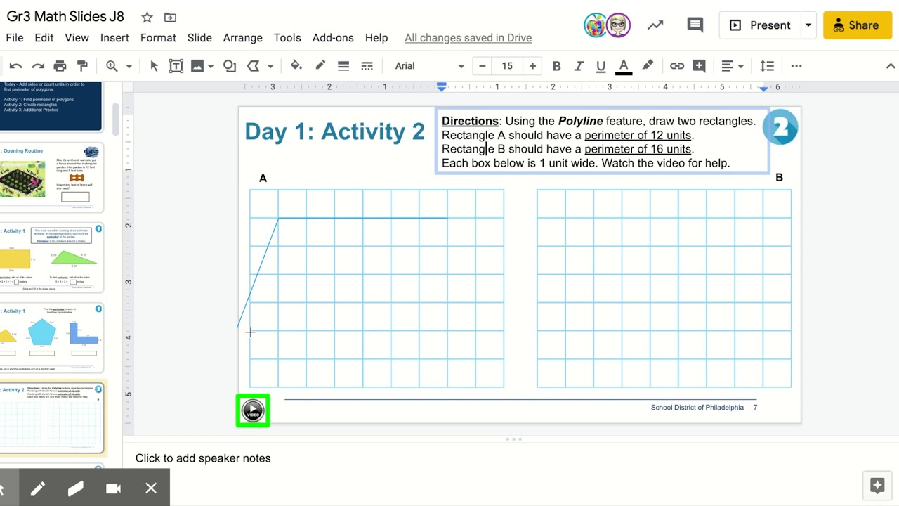 Gr3 Math Slides J8 Google Slides Youtube