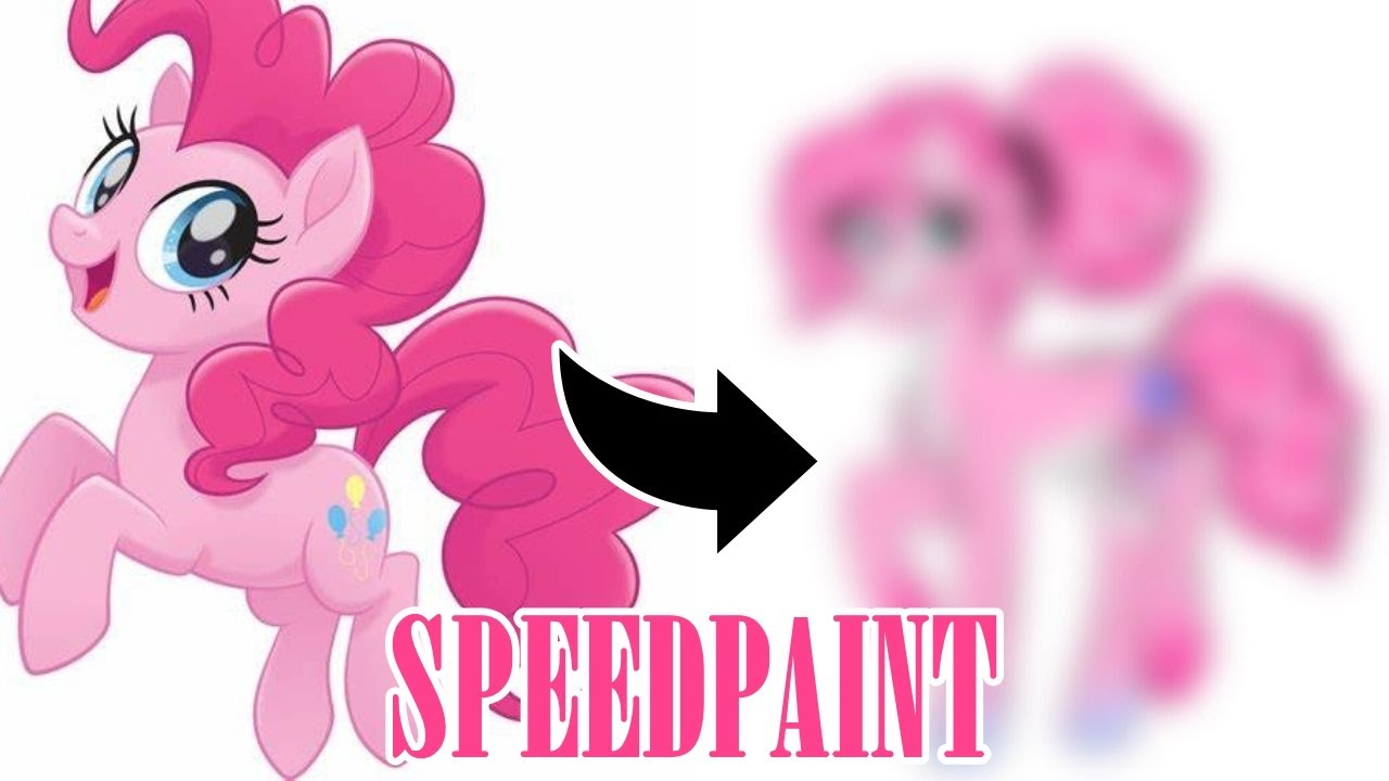 Pinkie Pie Redesign Mlp Speedpaint Youtube