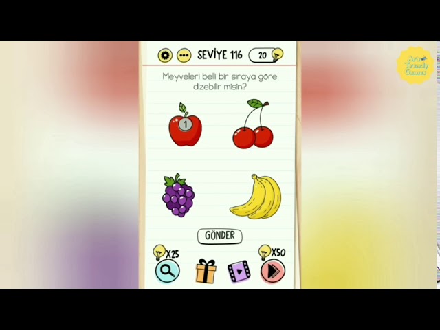 Brain Test Tricky Puzzles Seviye 116 Walkthrough Game Solver
