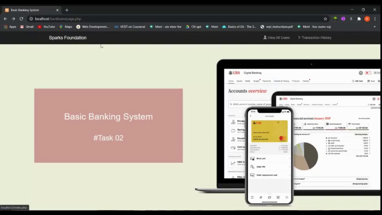 Basic Banking System Youtube