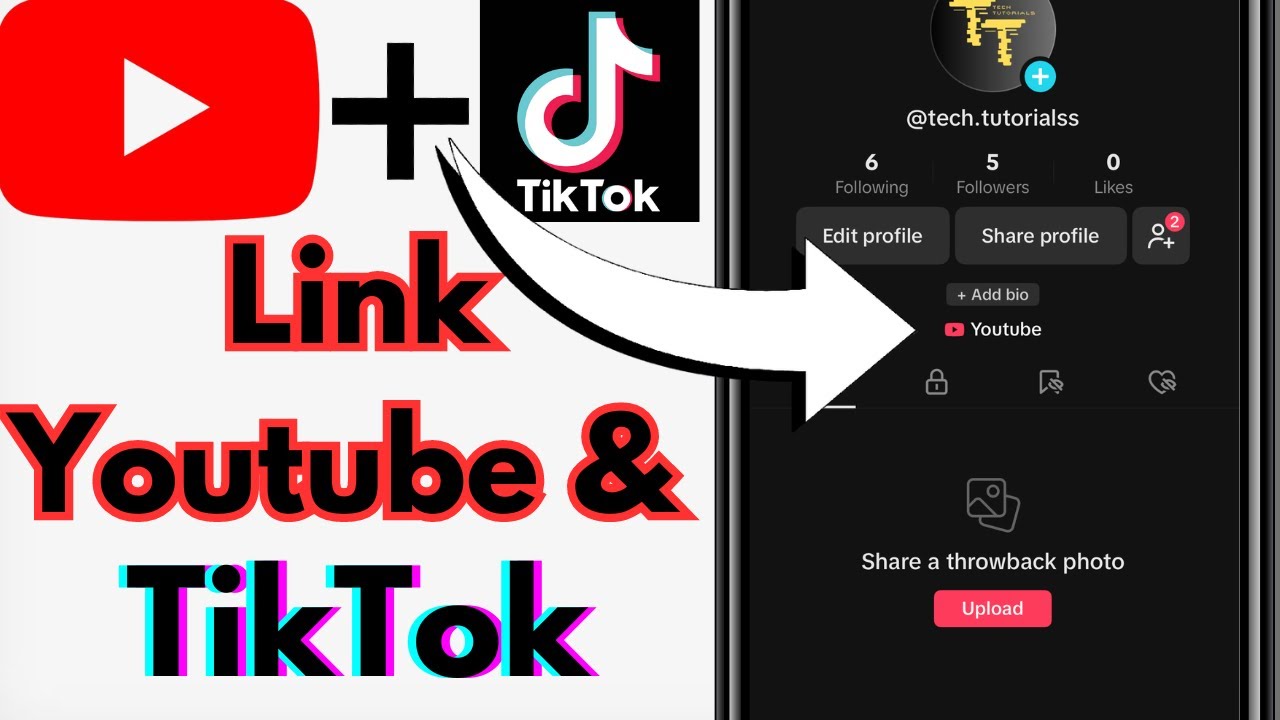 How To Add Clickable Youtube Channel Link To Tiktok Account Youtube