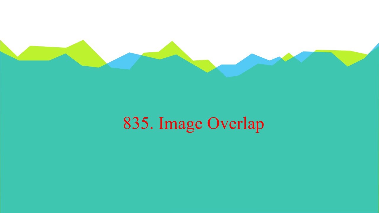 835 Image Overlap Leetcode Youtube