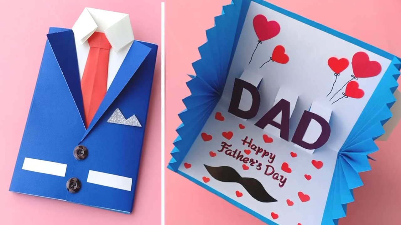 How To Make Father S Day Card Easy Way To Make Father S Day Card