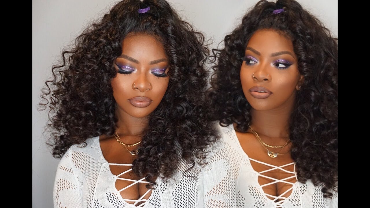 Purple Glitter Glam Makeup Tutorial Youtube