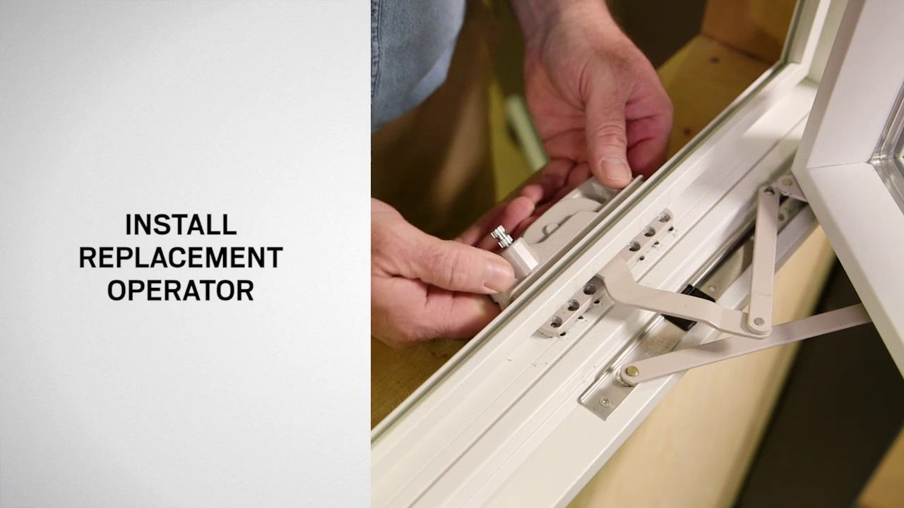 Replace The Operator On 100 Series Casement Windows Andersen Windows