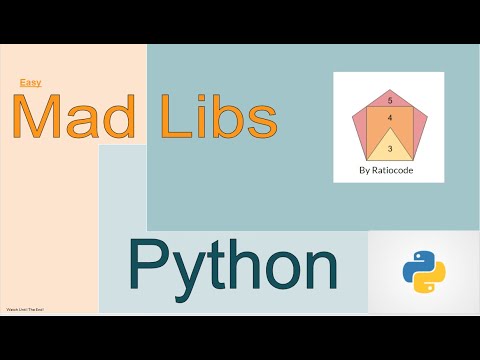 How To Create Your Own Mad Libs Game In Python 3 For Beginners Youtube